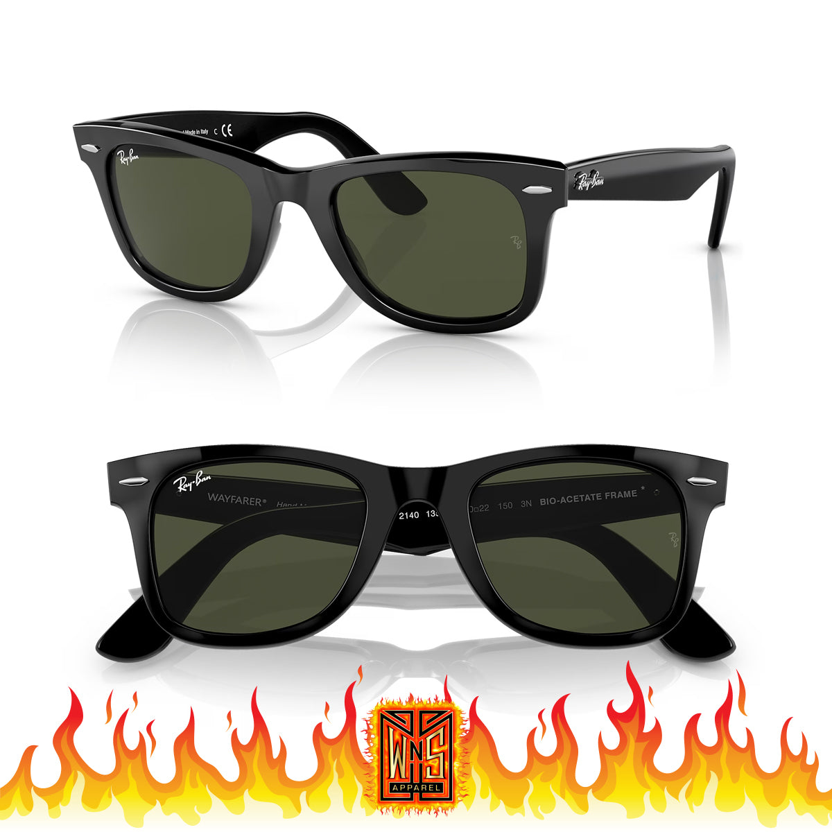 Ray-Ban Original Wayfarer 2140 Sunglasses – WNS Apparel