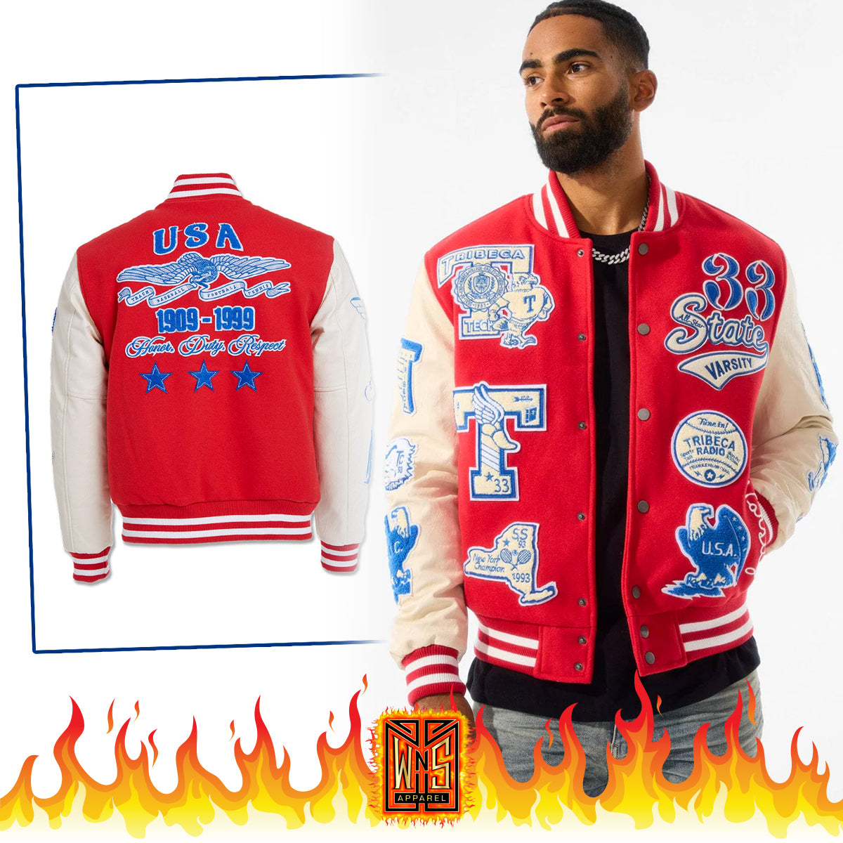 Jordan Craig All American Varsity Jacket – WNS Apparel