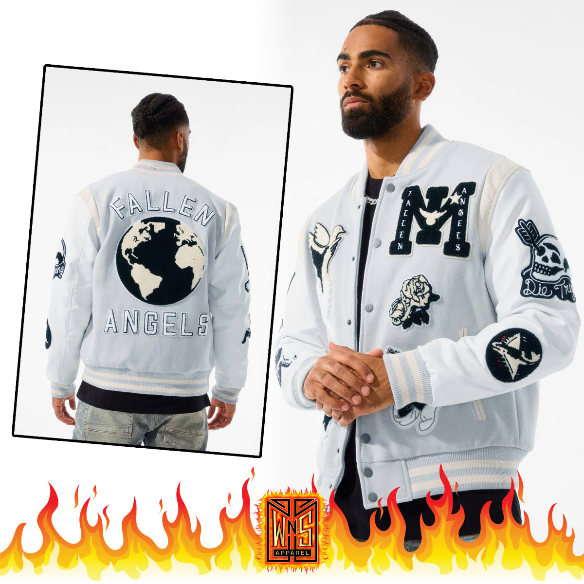Jordan Craig Fallen Angels Varsity Jacket – WNS Apparel