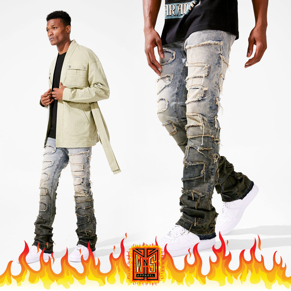 Jordan Craig Martin Stacked - Python Denim – WNS Apparel