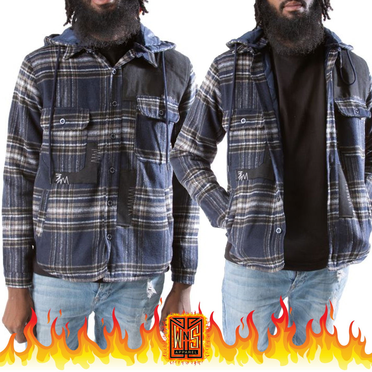 Timber Hooded Plaid Flannel – WNS Apparel