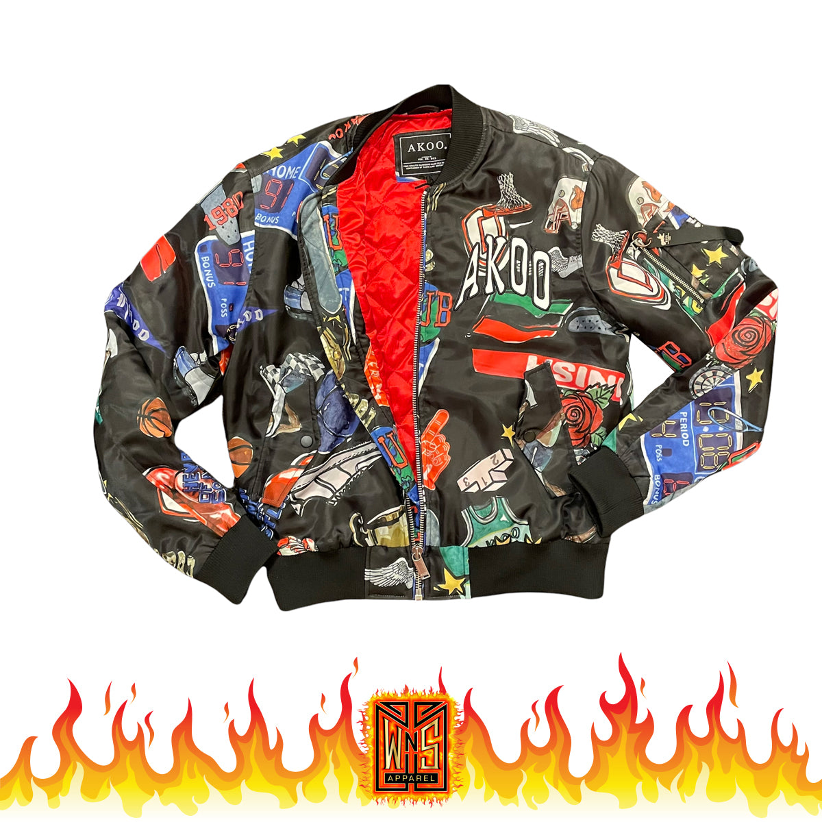 Akoo Chips Bomber Jacket – WNS Apparel