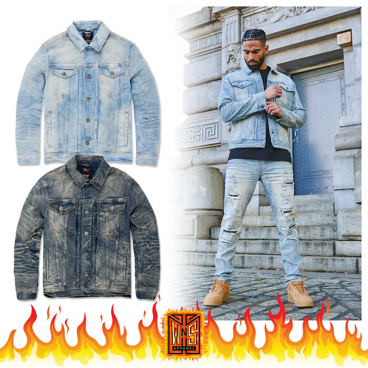 Jordan Craig Bayside Denim Trucker Jacket – WNS Apparel
