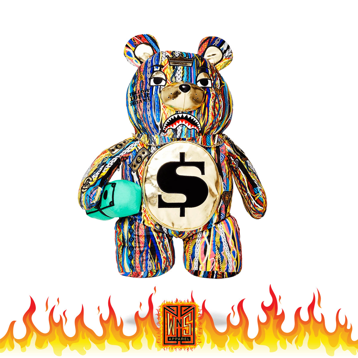 Sprayground Golden Age Biggie Bear Backpack – WNS Apparel
